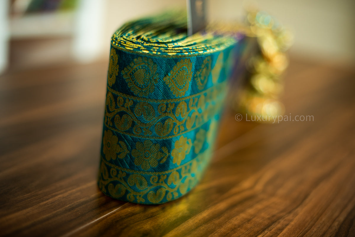Elegant Green Kanchipuram Pure Silk Handloom Bridal Wedding Saree ...